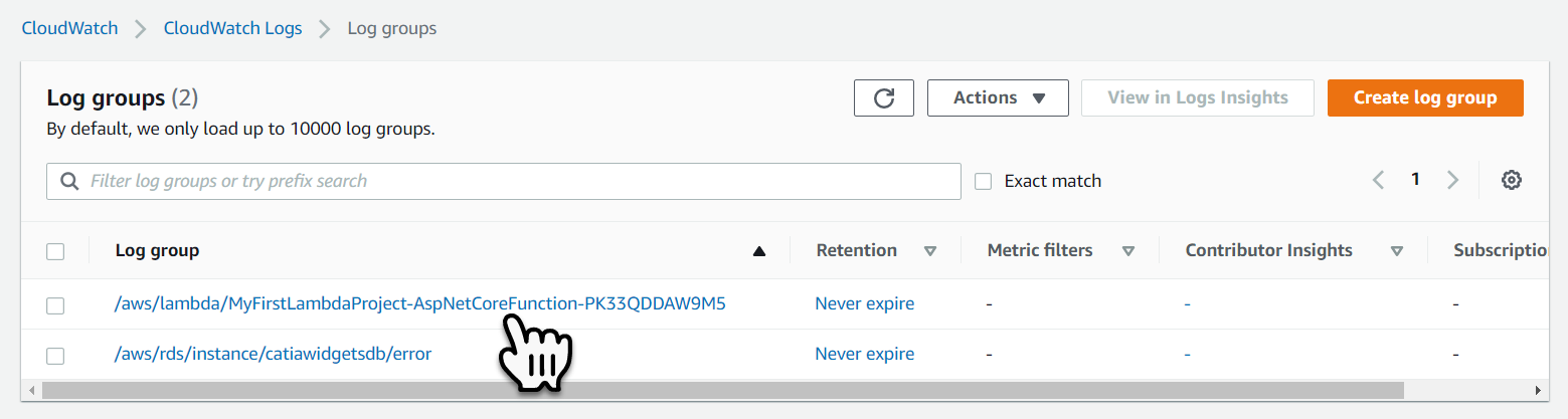 #5 Logging Within My Lambda Function – CatiaWidgets2023