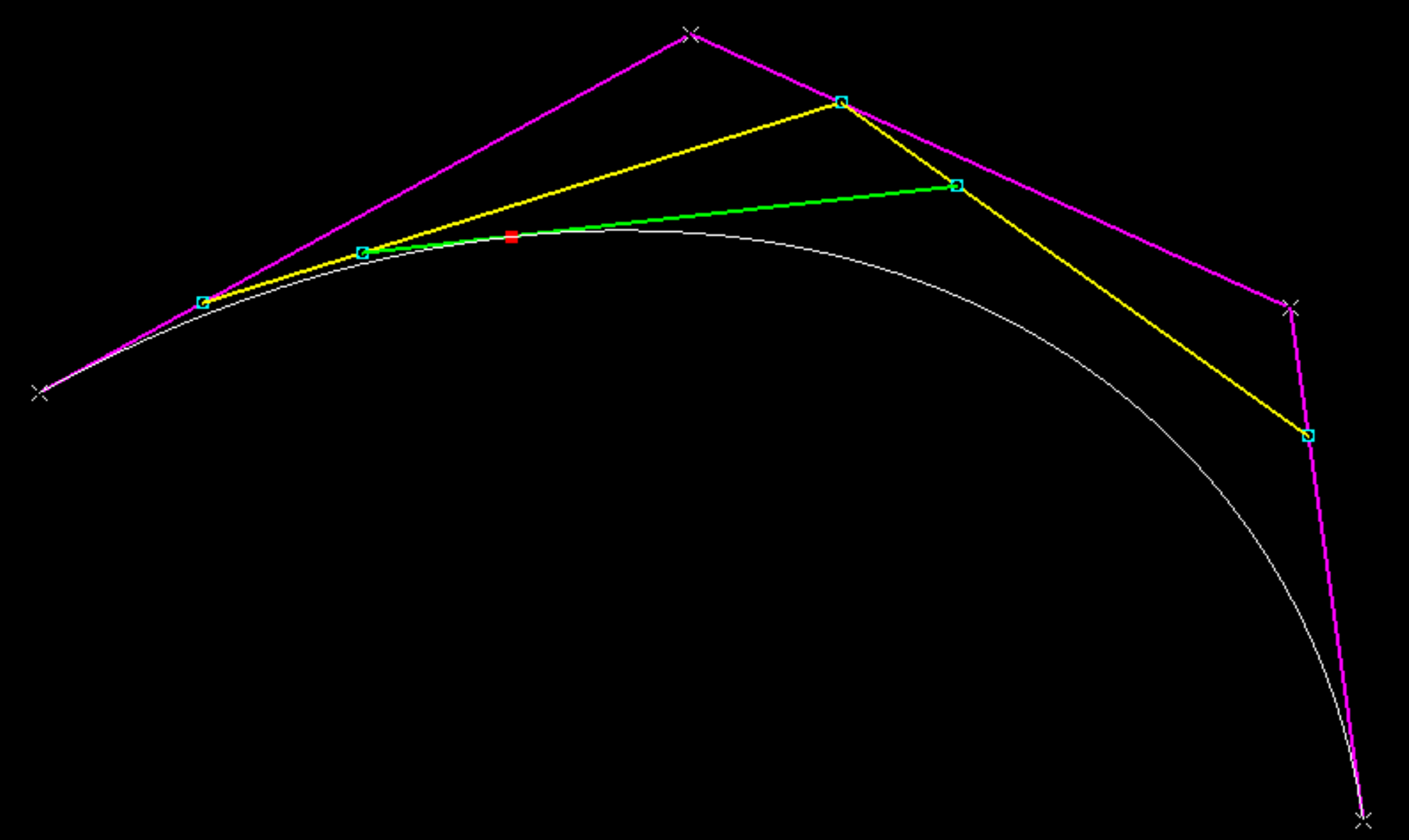 Quadratic Bezier and Cubic Bezier without LERP – CatiaWidgets2023