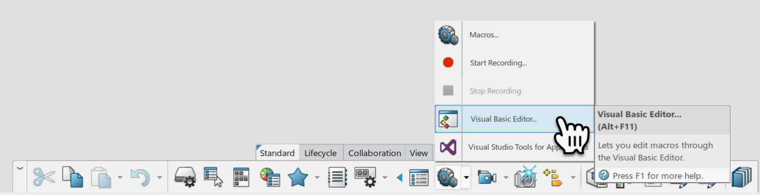 My First VBA Project For CATIA V6 – CatiaWidgets2023