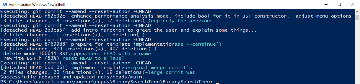 Force Rewrite Commit Authorship History Using Git Command Line Catiawidgets2023