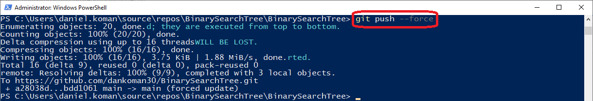 Force Rewrite Commit Authorship History Using Git Command Line Catiawidgets2023